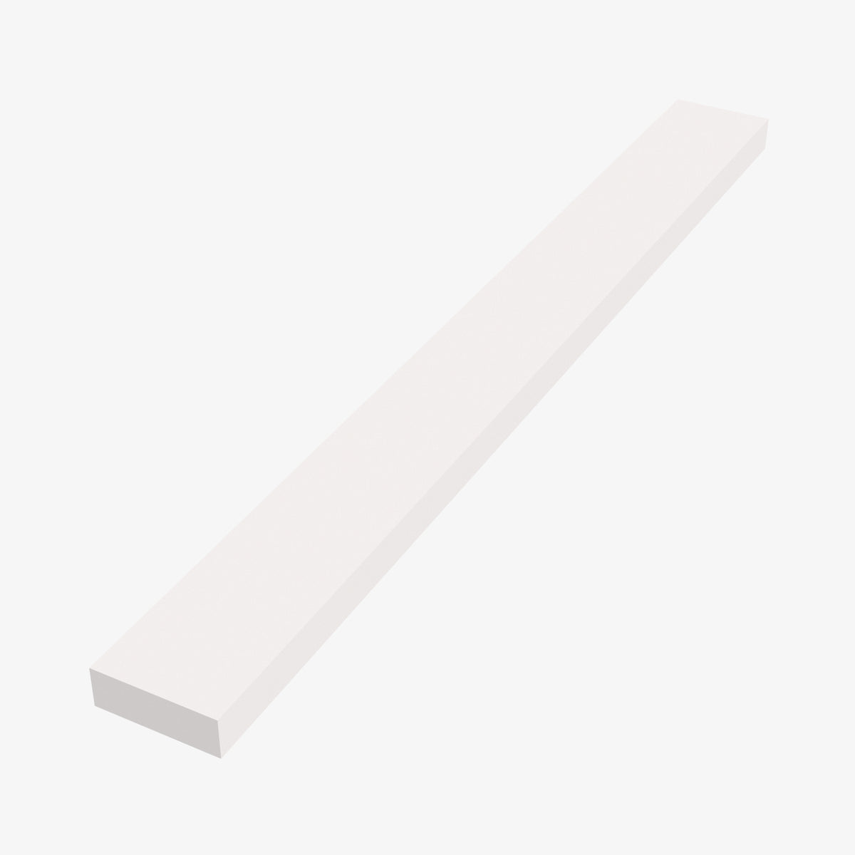Filler , 3" x 42" Shaker , PVC White — Renovation Depot
