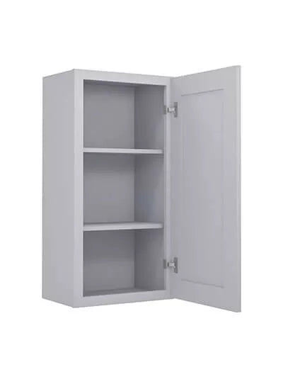 Wall Cabinet , 18" x 30" , Shaker, Wood Grey — Renovation Depot